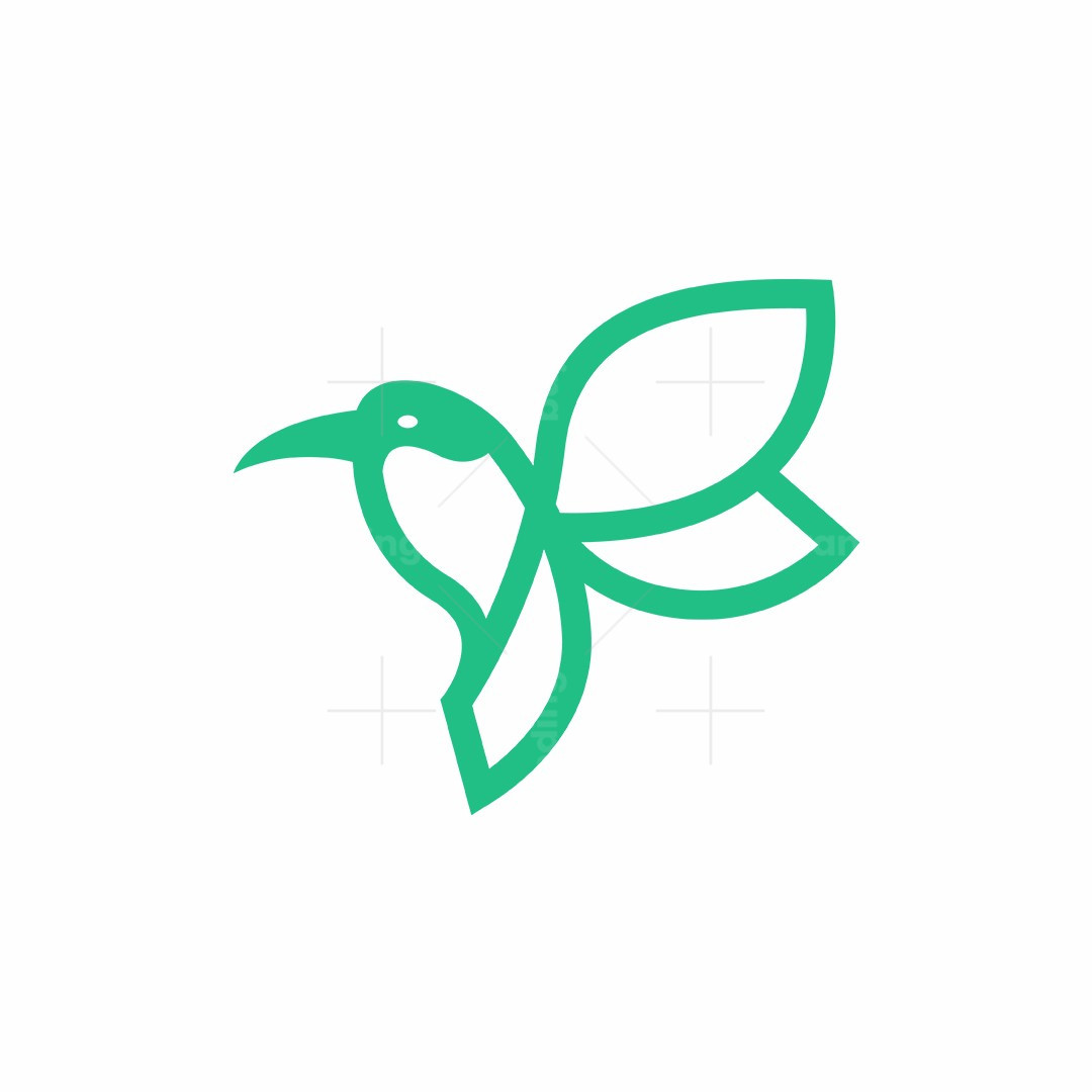 Hummingbird Logomark | Scalebranding