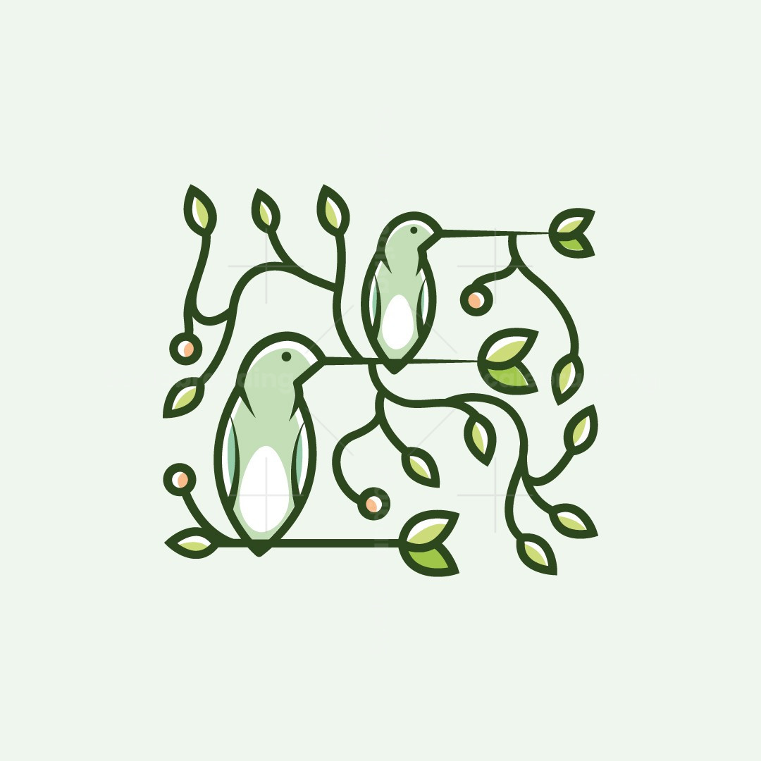 Hummingbird Leaf Logo Hummingbird Logo Vector Images | Depositphotos