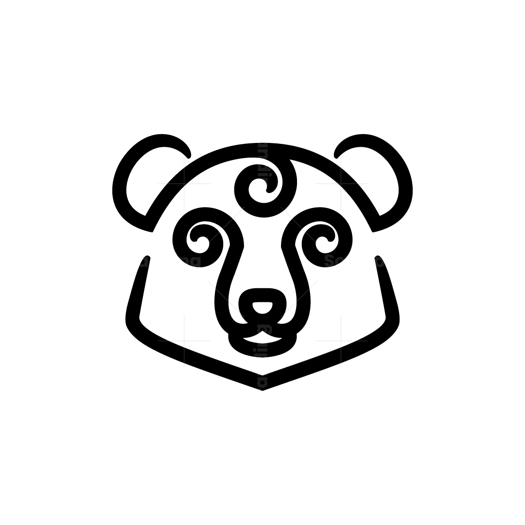 Hypnotic Eyes Bear Logo Hypnotised Bear Logo | Scalebranding