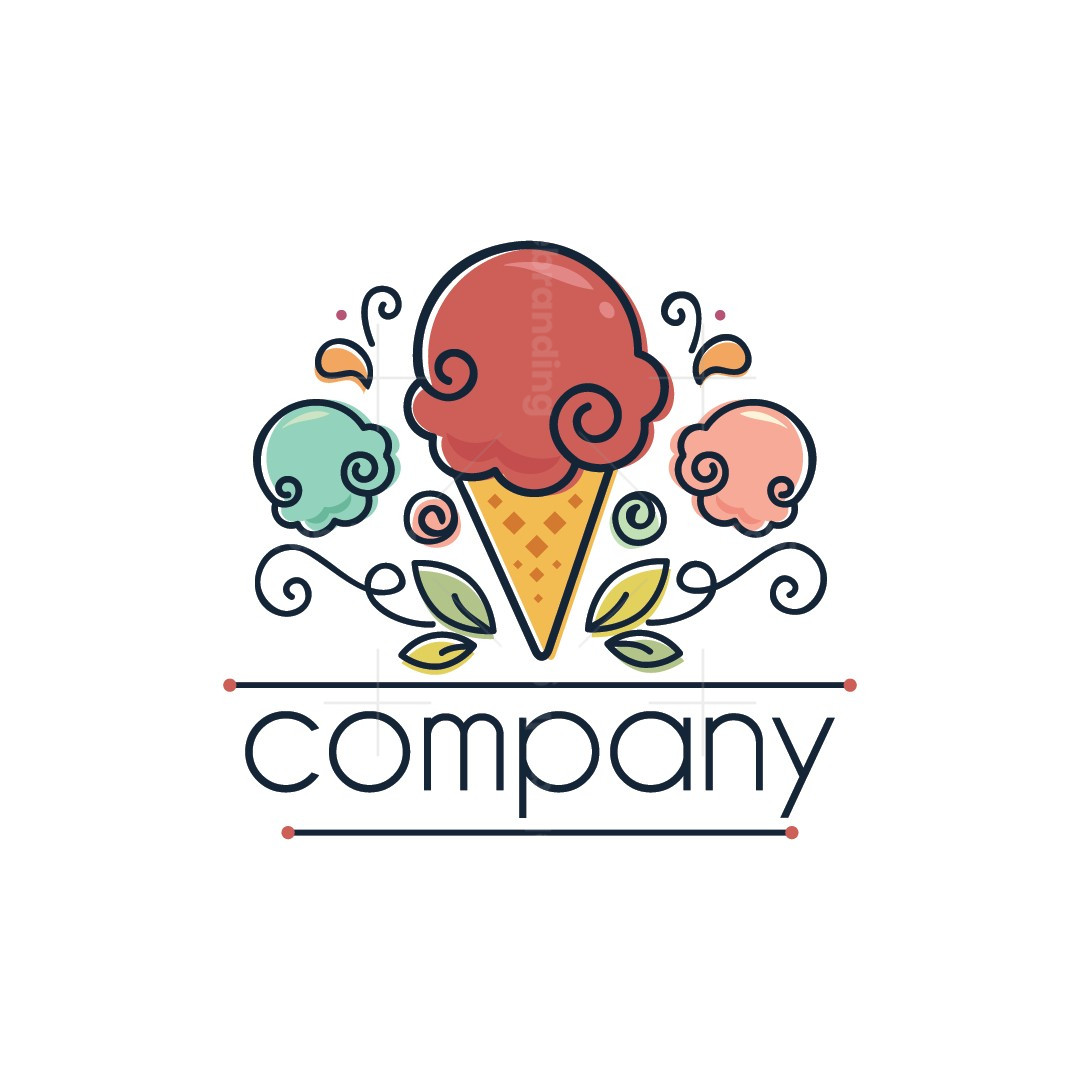 Ice Cream Logos Vintage Ice Cream Logo