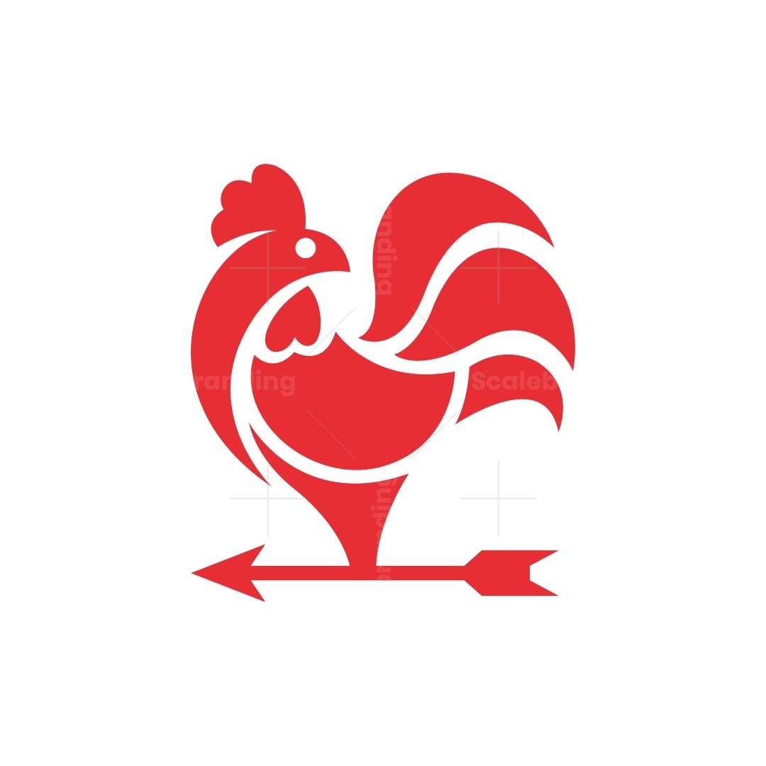 Iconic Arrow Rooster Logo | Scalebranding