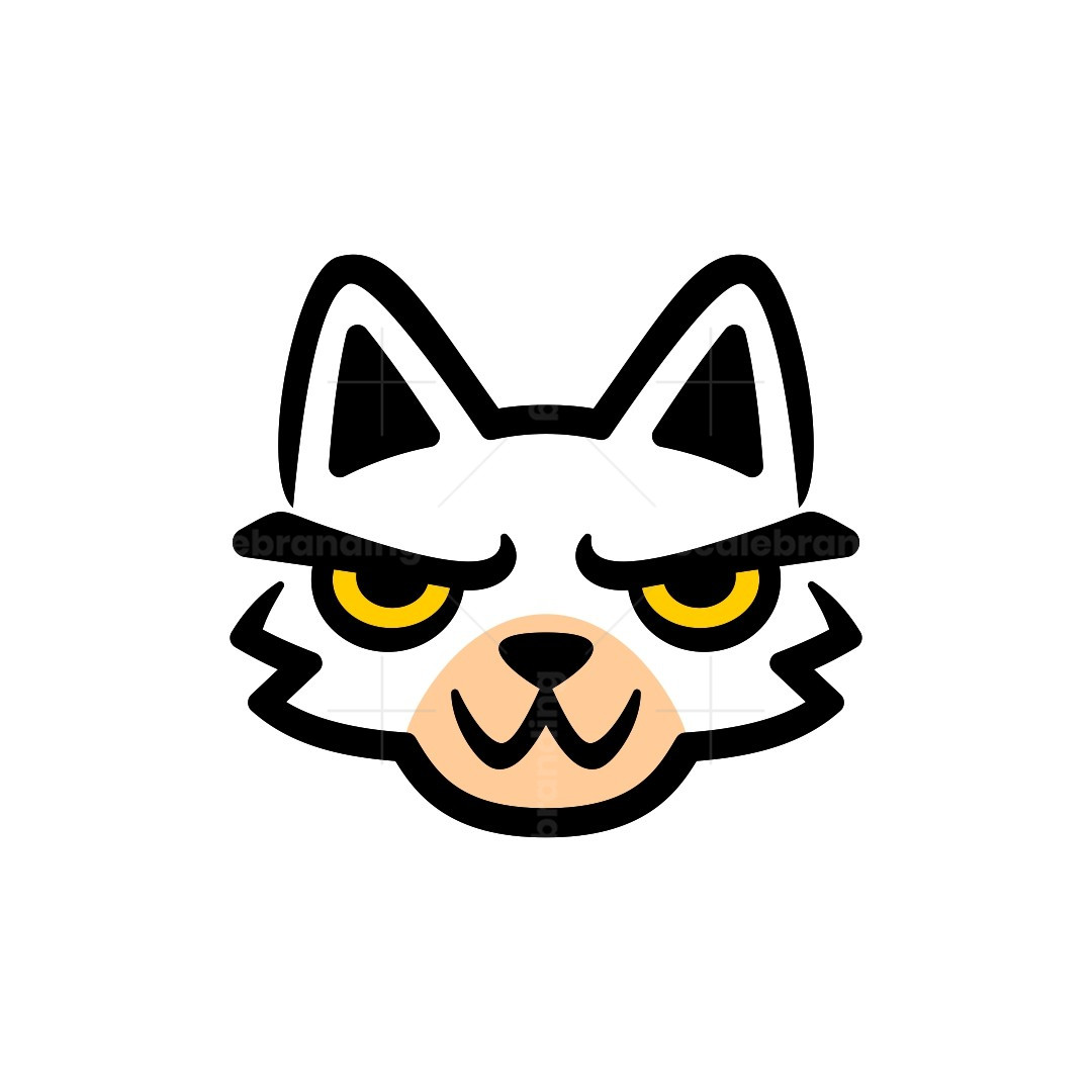 Iconic Cat Face Logo | Scalebranding