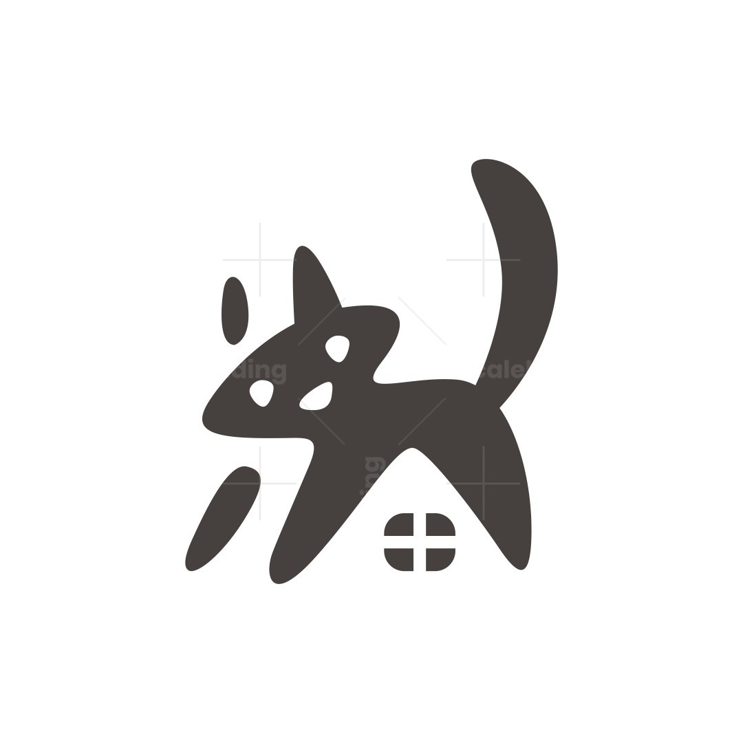 Iconic Cat House Logo | Scalebranding
