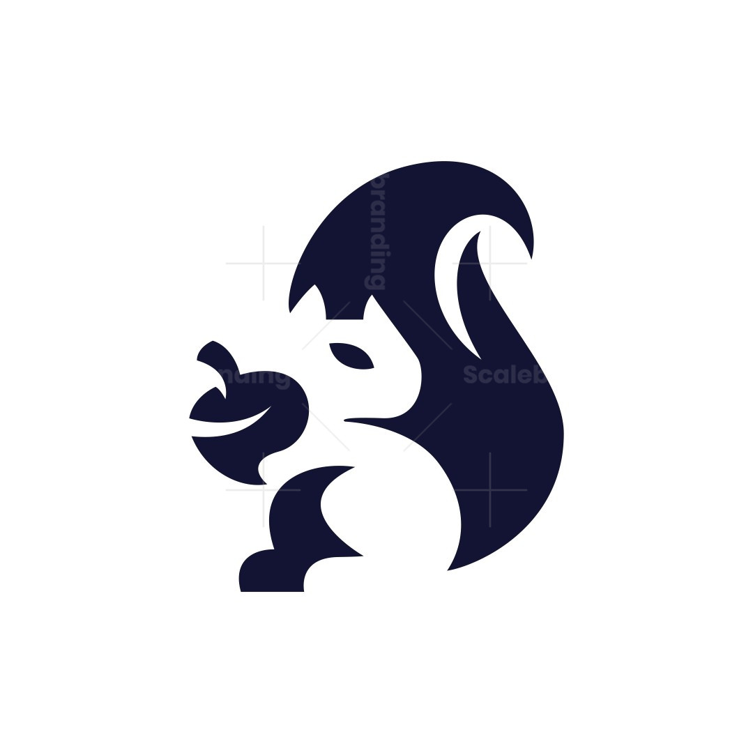 Iconic Cute Squirrel Logo | Scalebranding