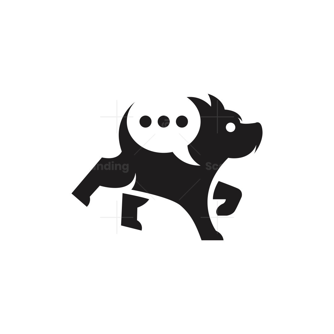 Iconic Dog Chat Logo | Scalebranding