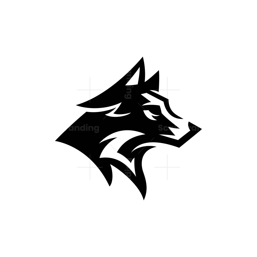 Iconic Fearless Wolf Logo | Scalebranding