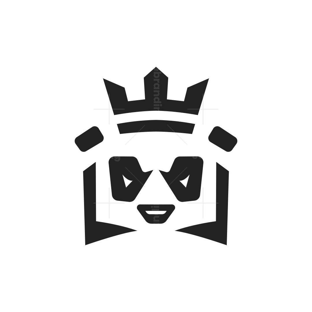Iconic King Panda Logo | Scalebranding