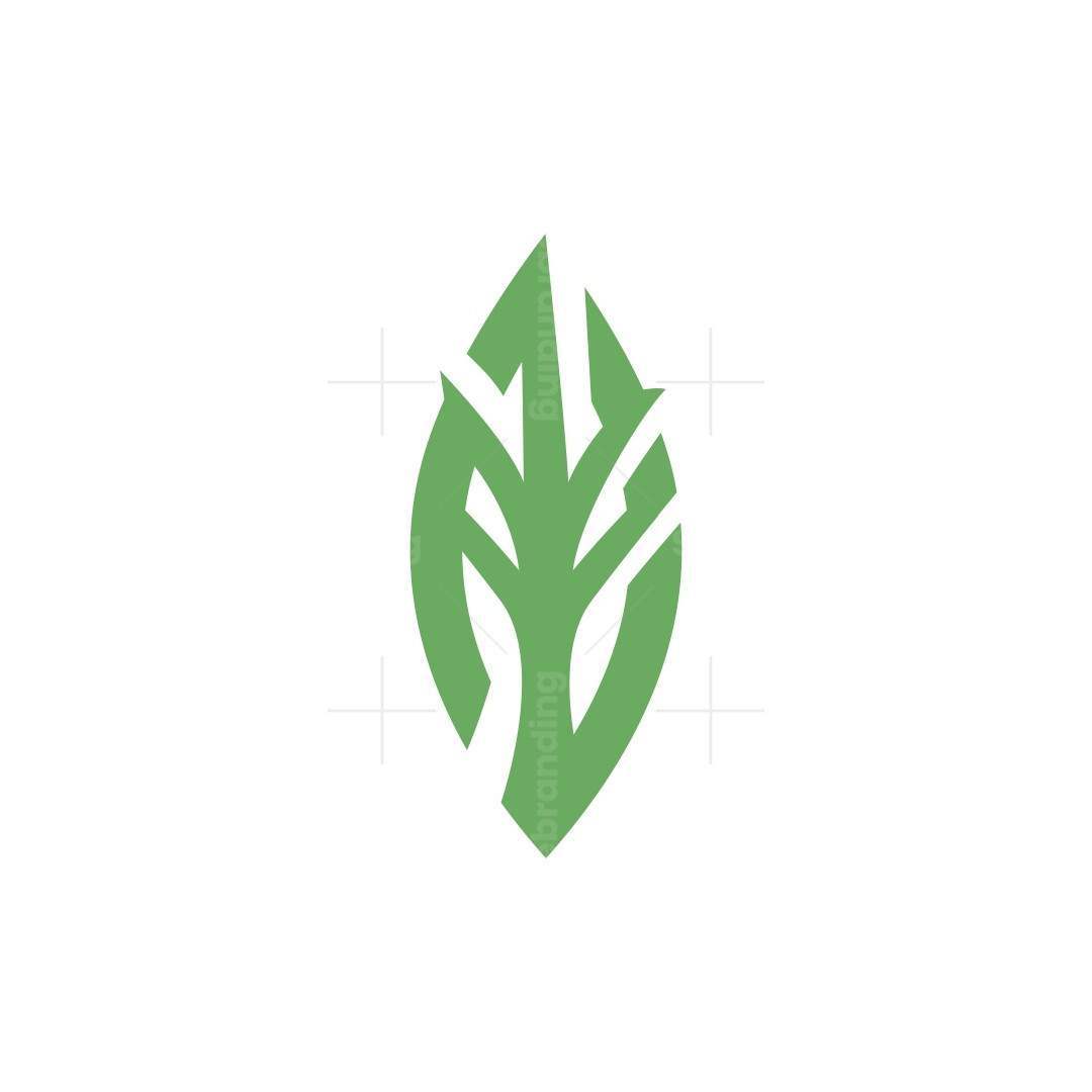 Iconic Leaf Tree Logo | Scalebranding