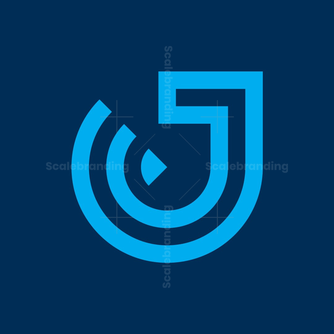 Iconic Letter J Wifi Logo | Scalebranding