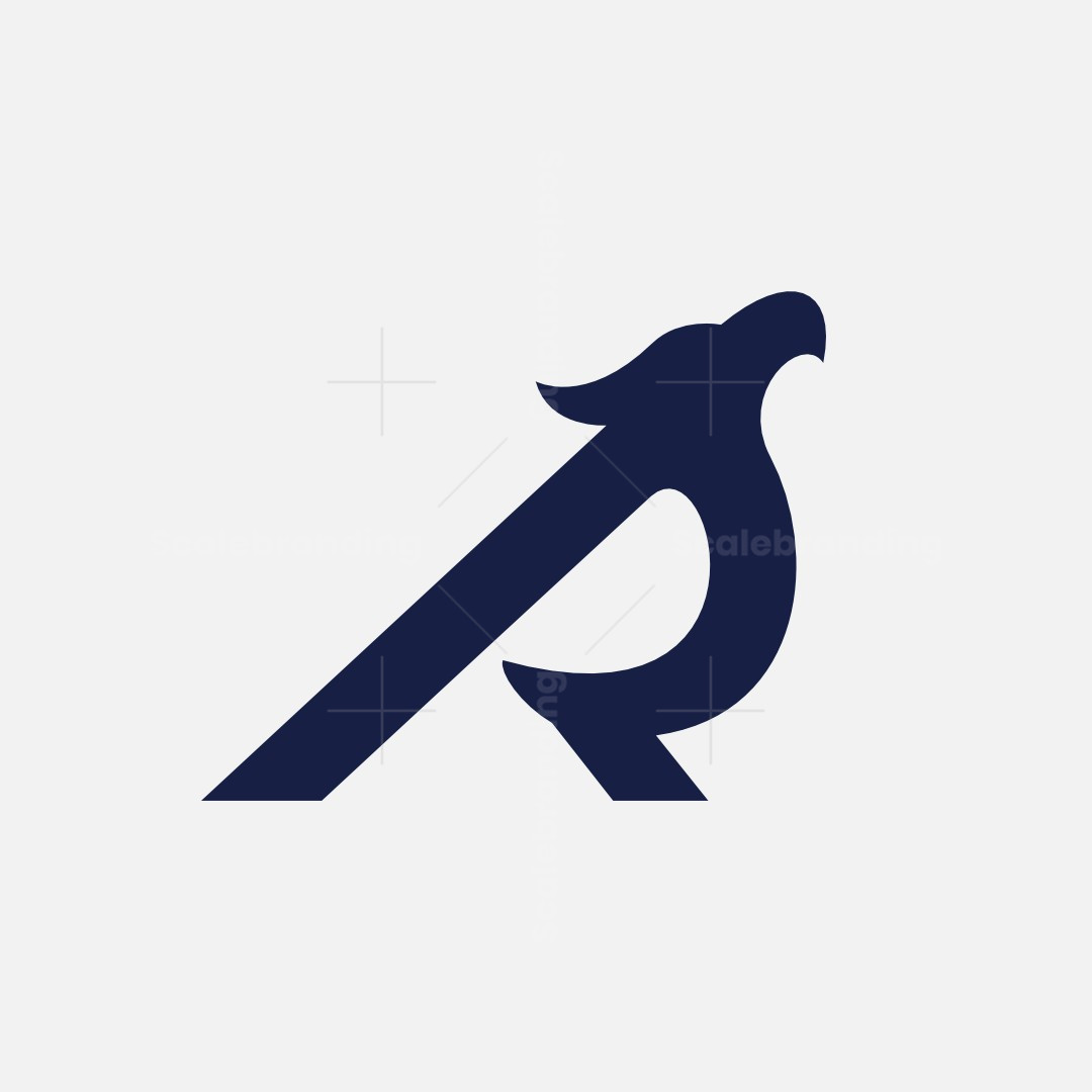Iconic Letter R Eagle Logo | Scalebranding