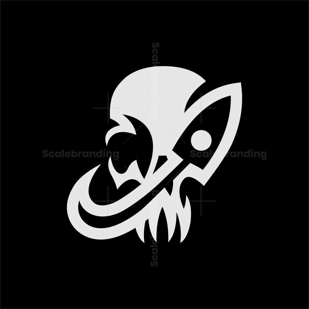 Iconic Rocket Skull Logo | Scalebranding