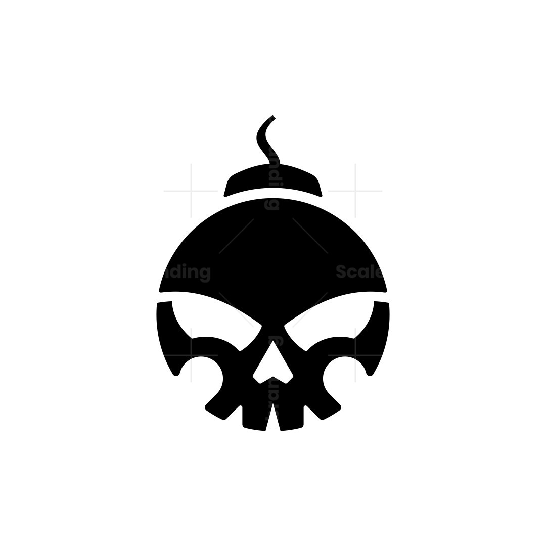 Iconic Skull Bomb Logo | Scalebranding