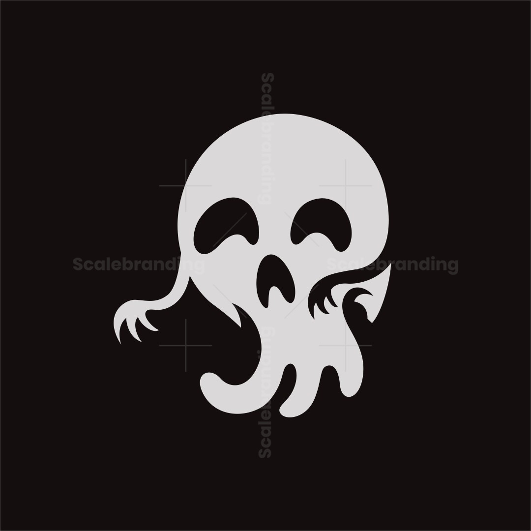 Iconic Skull Ghost Logo | Scalebranding