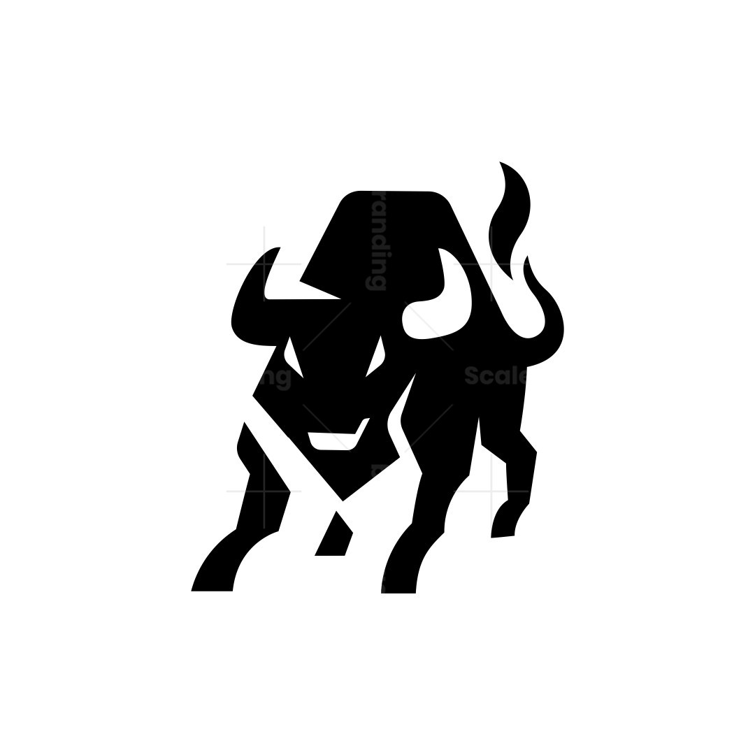 Iconic Strong Bull Logo | Scalebranding