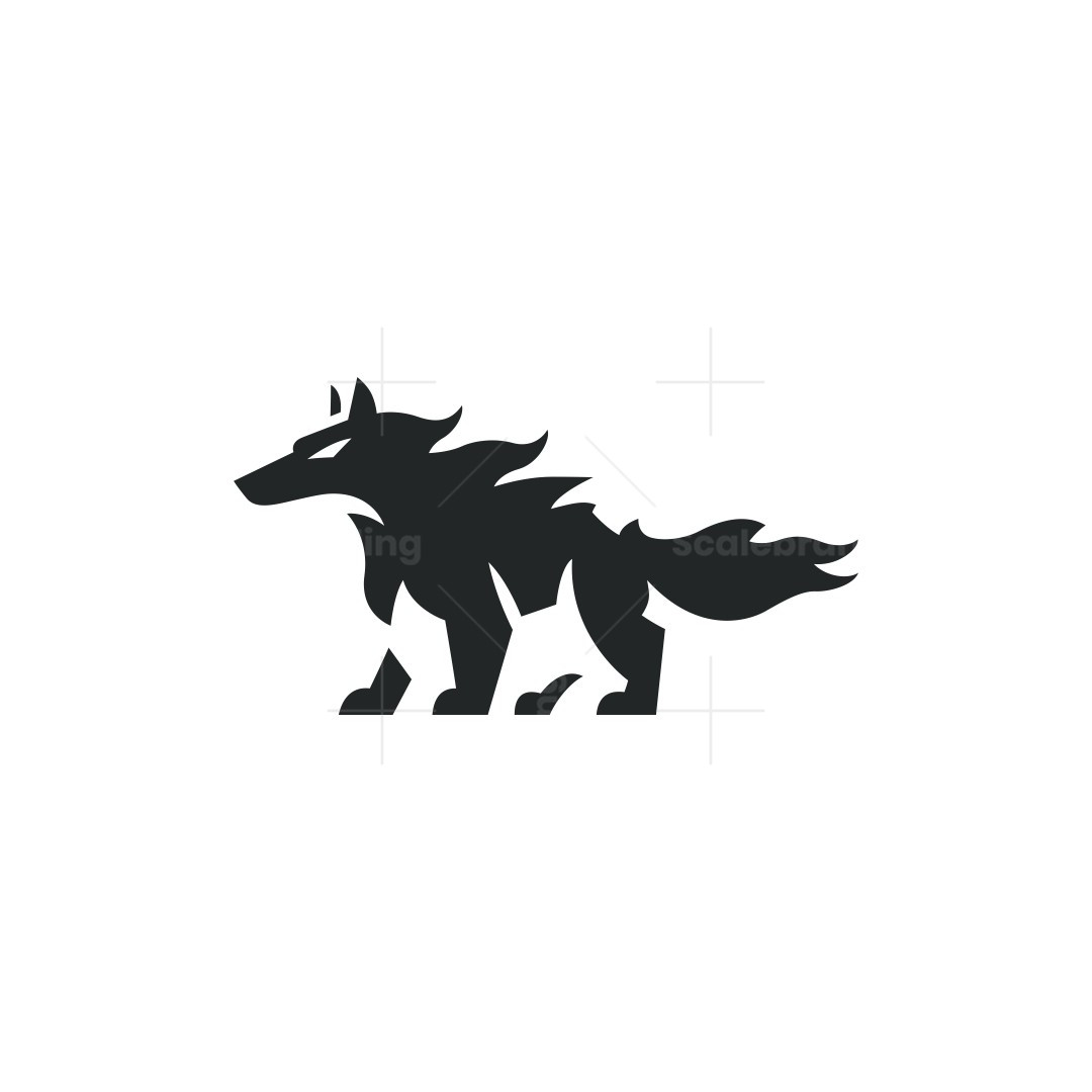 Vector Wolf Logo Esport Logo Wolf Icon Sticker Royalty Free Vector