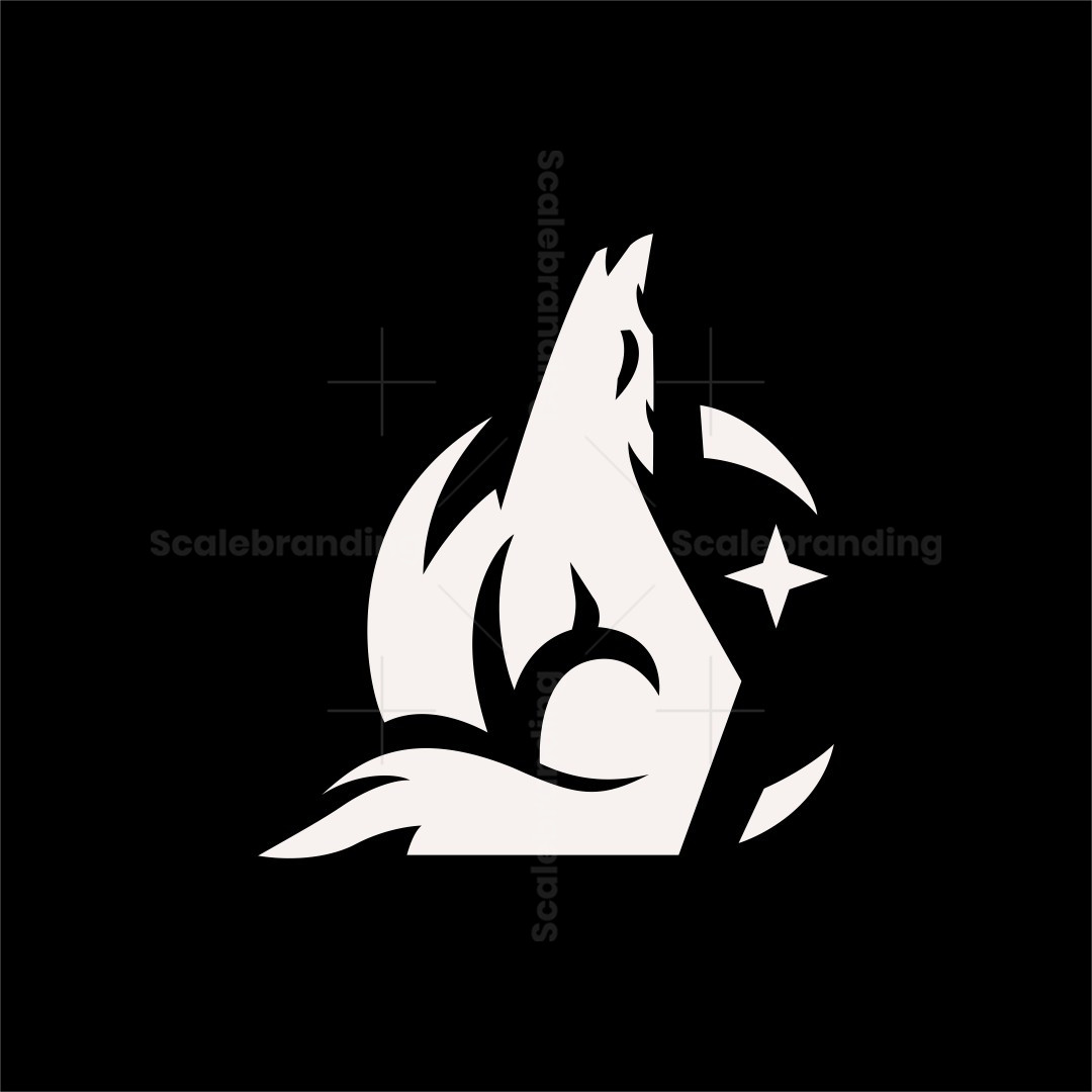 Iconic Wolf Moon Logo | Scalebranding