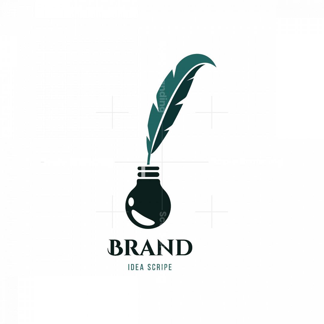 Idea Scribe Symbol Logo | Scalebranding