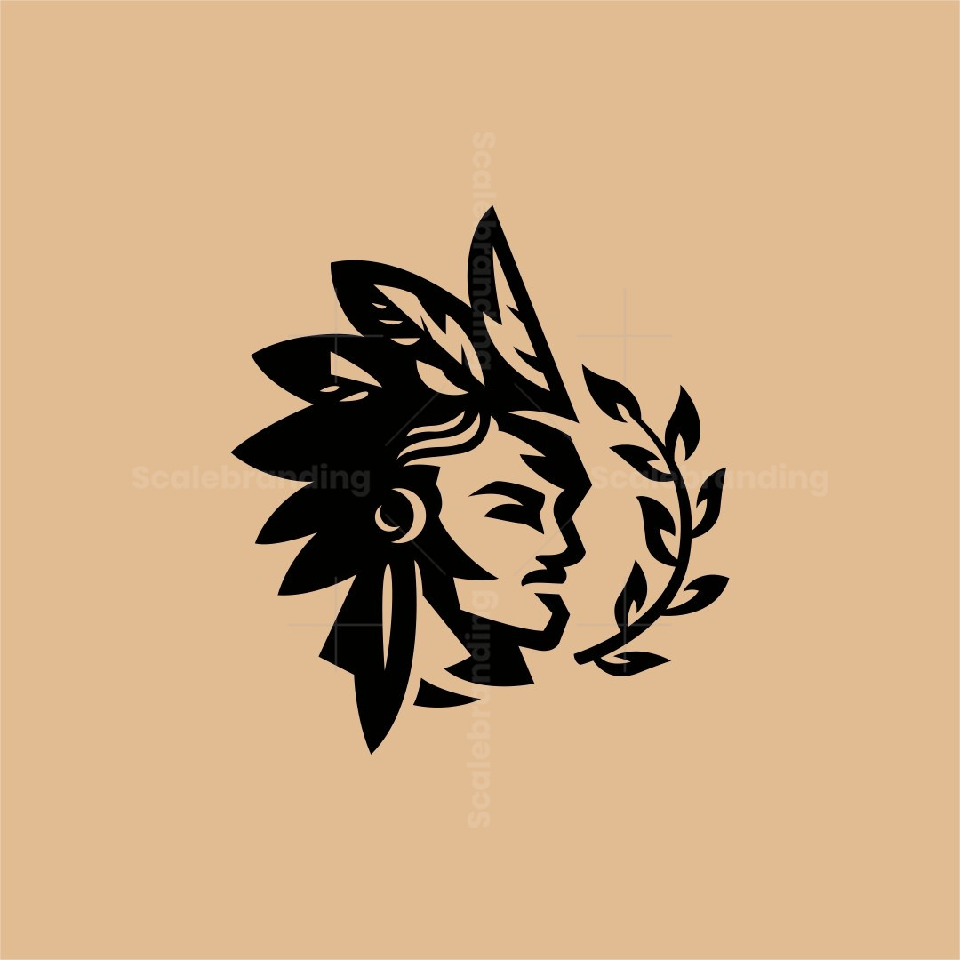 Indian Man Apache Logo | Scalebranding