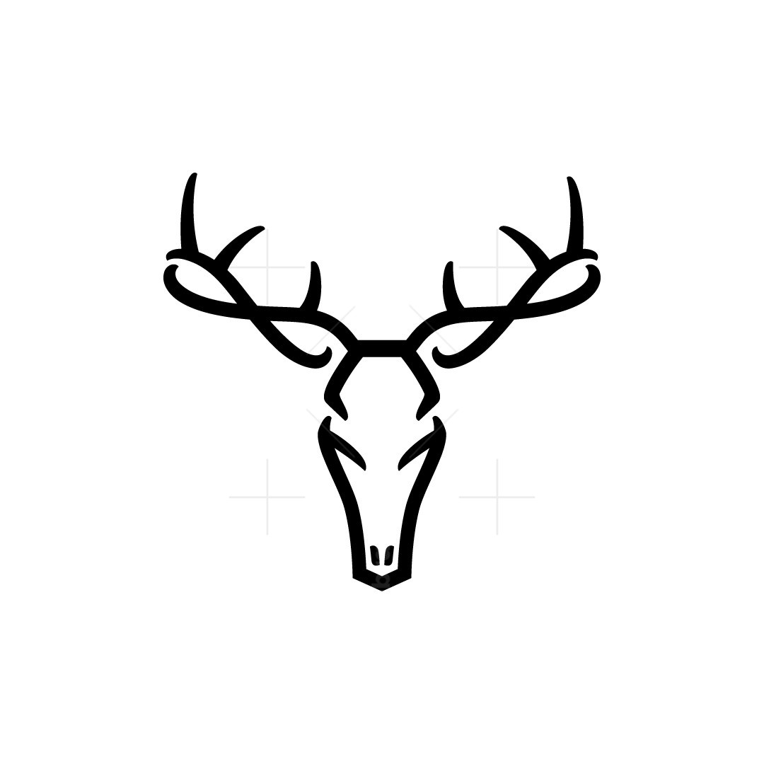 Infinity Deer Skull Logo | Scalebranding