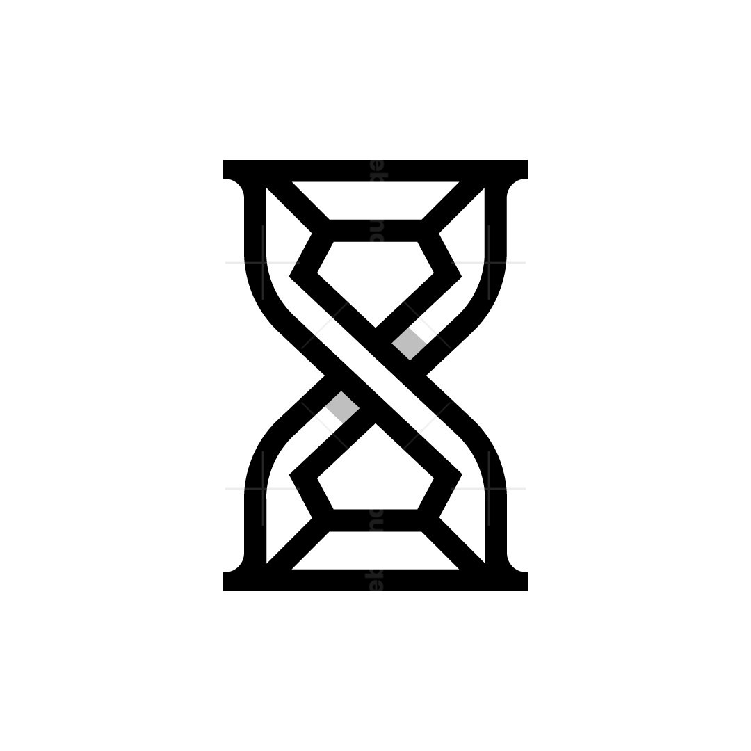 Infinity Diamond Hourglass Logo | Scalebranding
