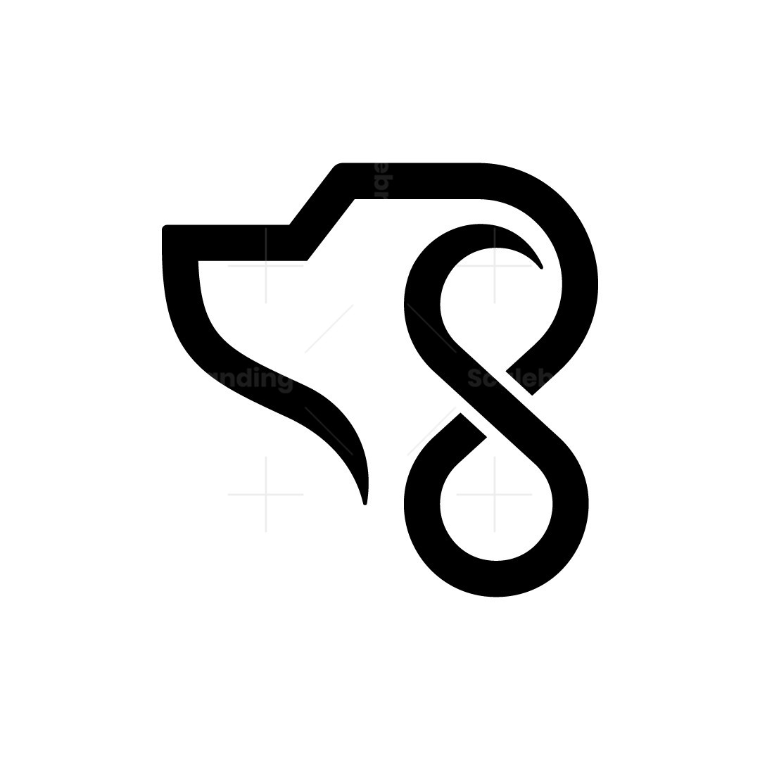Infinity Dog Head Logo | Scalebranding