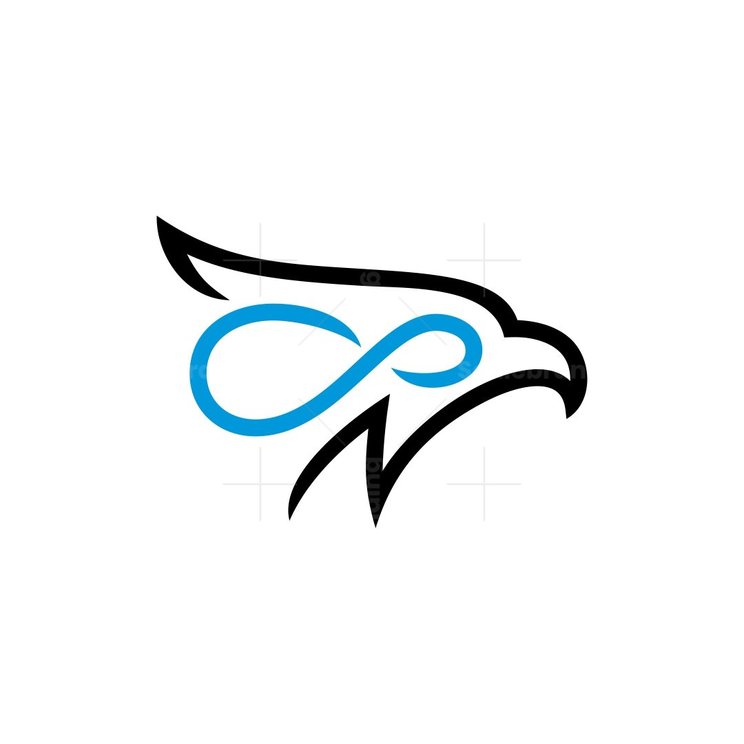 Infinity Eagle Head Logo | Scalebranding