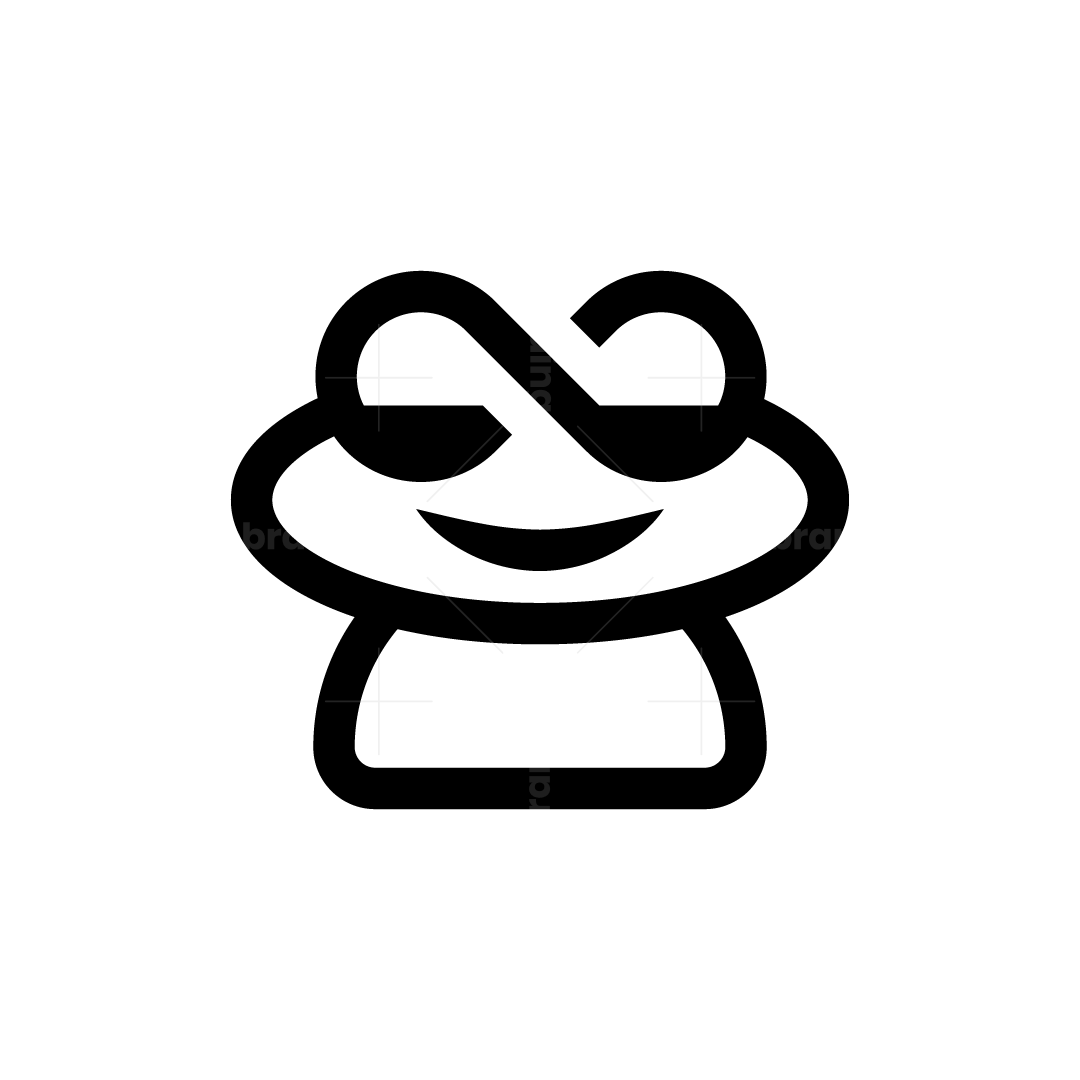 Elegant Infinity Frog Trendy Logo | Scalebranding