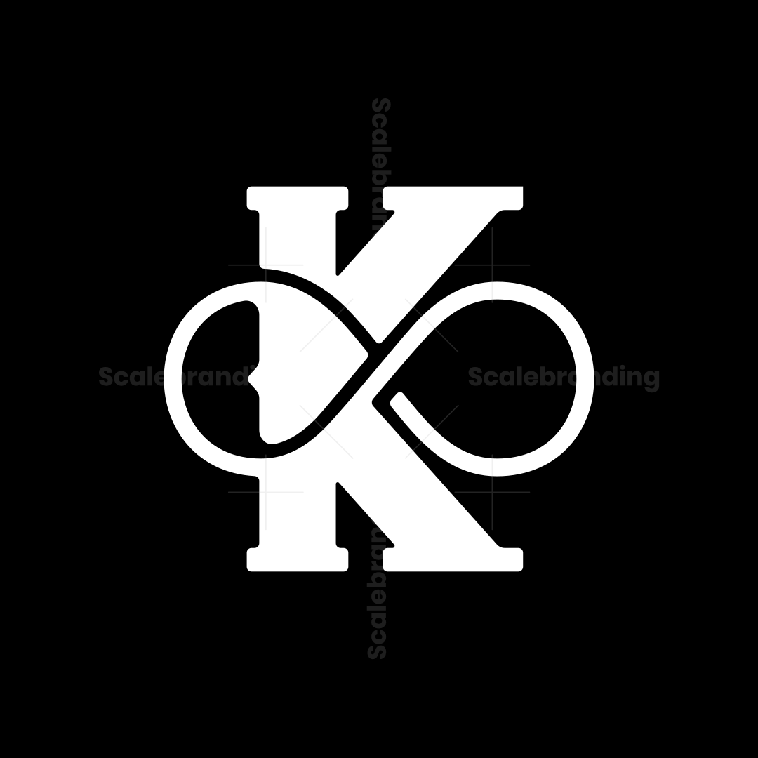 Infinity Stylish Letter K Logo | Scalebranding