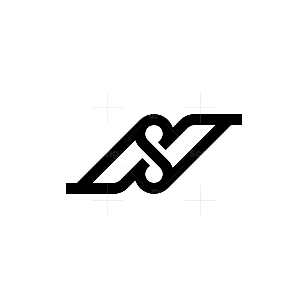 Infinity Letter N Logo Or Infinity Letter Ns Logo | Scalebranding