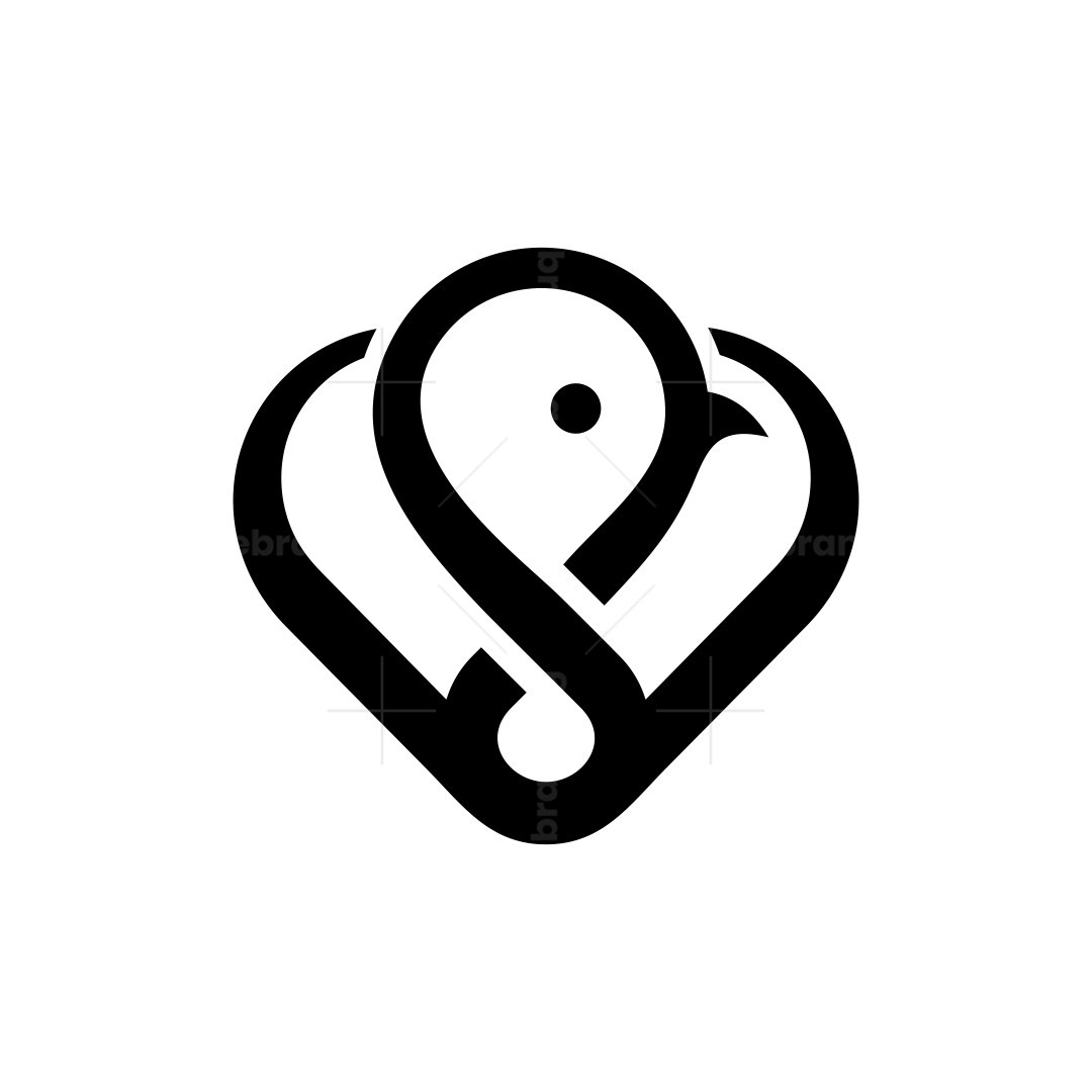 Infinity Love Bird Logo | Scalebranding