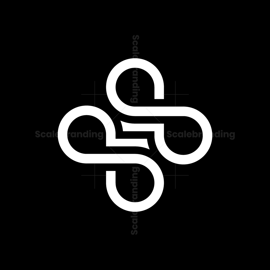 Infinity Health Medical Logo with Subtle Letter S | Scalebranding