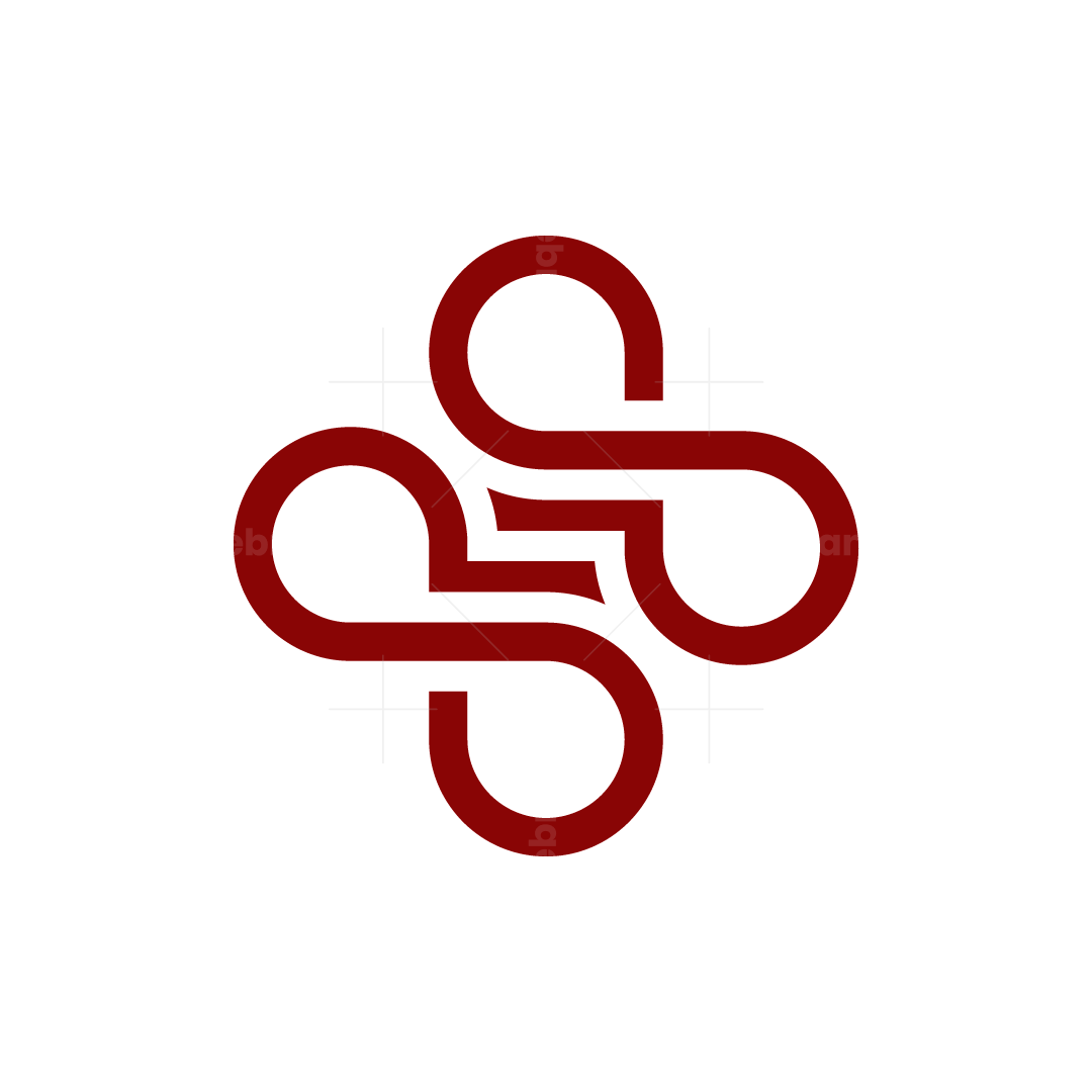 Infinity Health Medical Logo with Subtle Letter S | Scalebranding