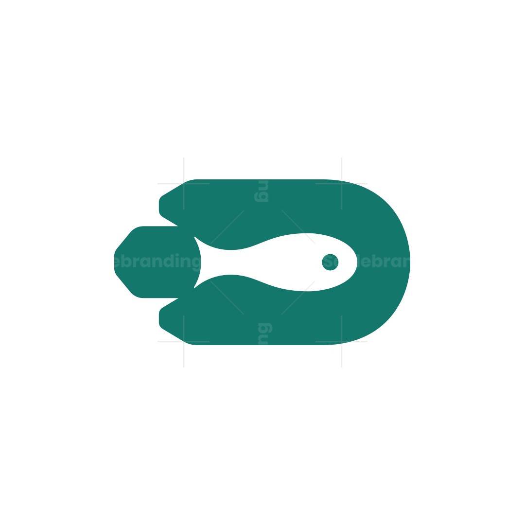 Inflatable Boat And Fish Logo Boat And Fish Logo | Scalebranding