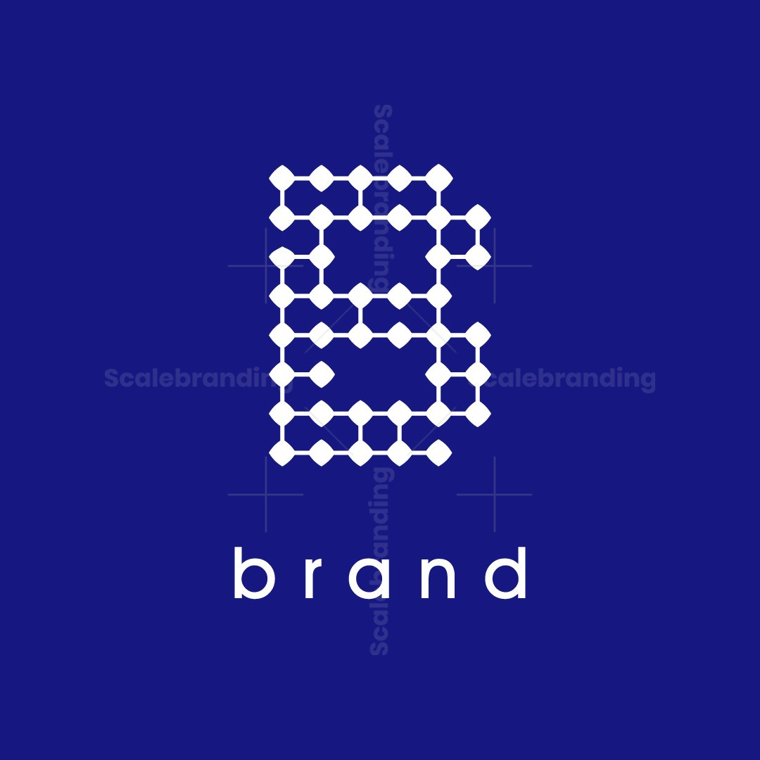 Initial B Connected Logo | Scalebranding