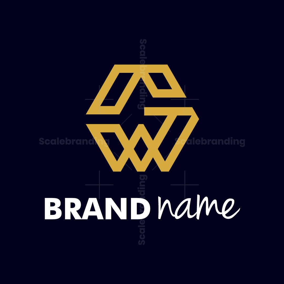 Initial G or GW Diamond logo | Scalebranding