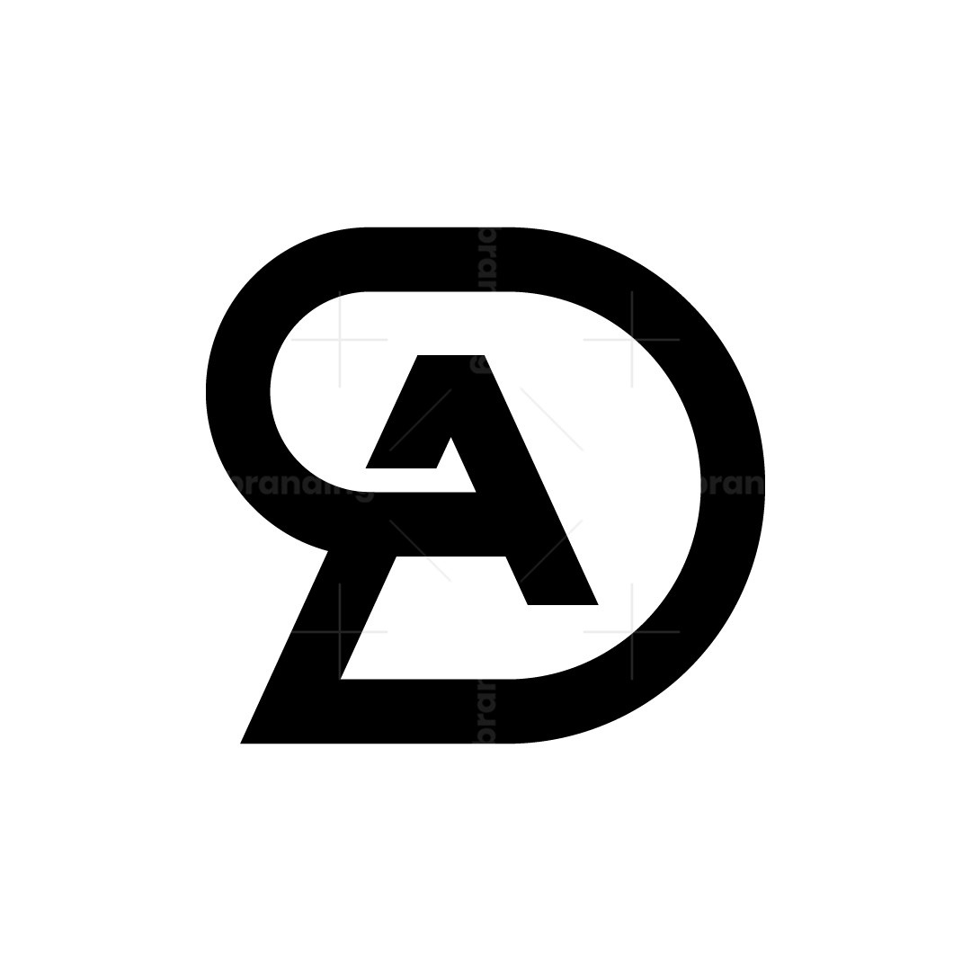 Initials DA or AD Logo | Scalebranding