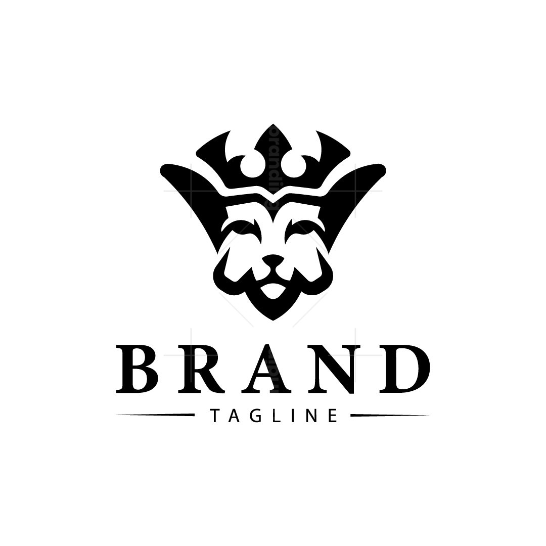 Initials V Lion Logo | Scalebranding