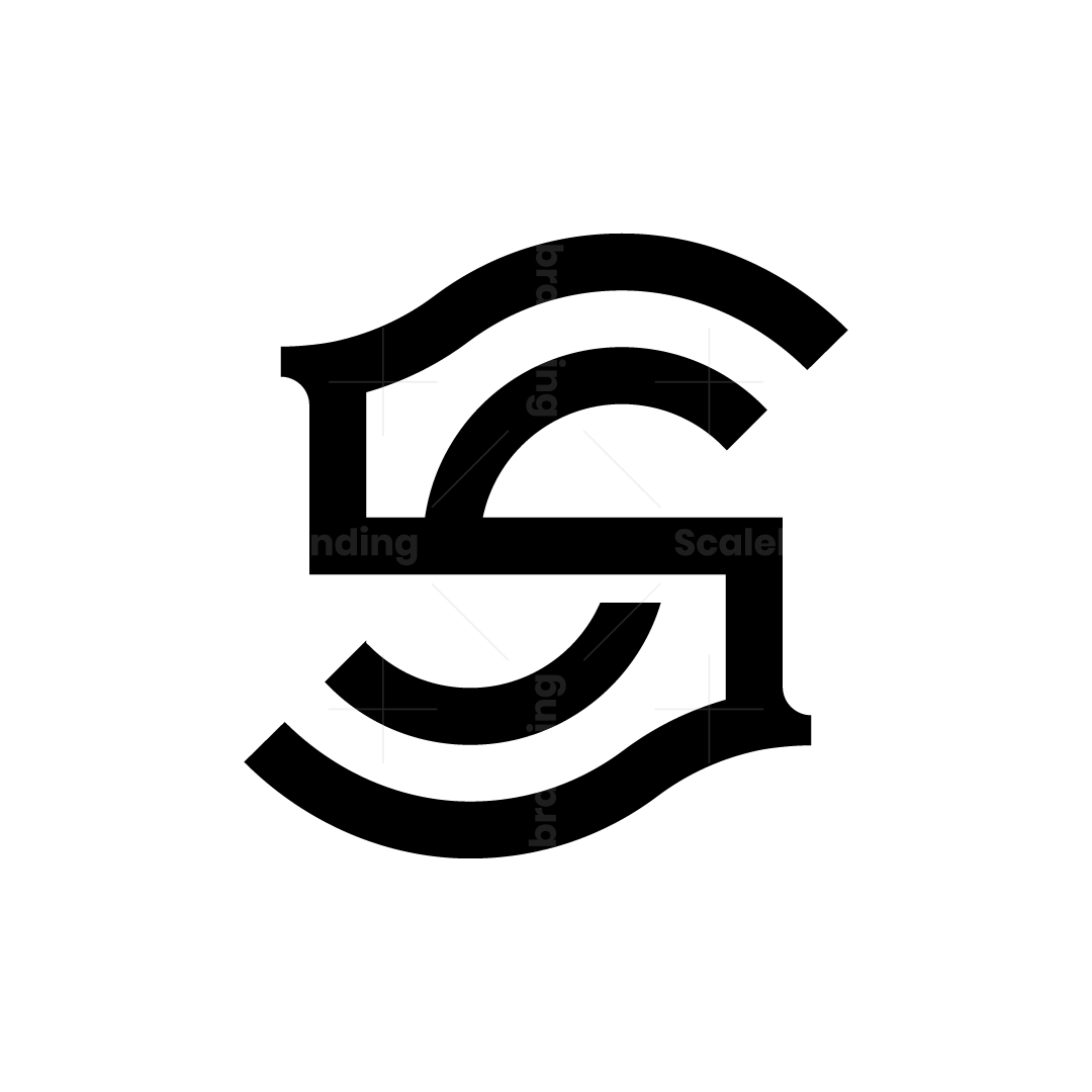 Golden SS Letter S Logo | Scalebranding