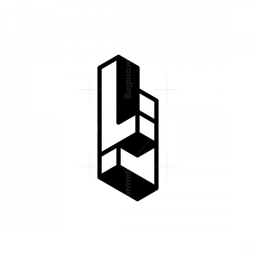 Letter L LL Isometric Logo | Scalebranding