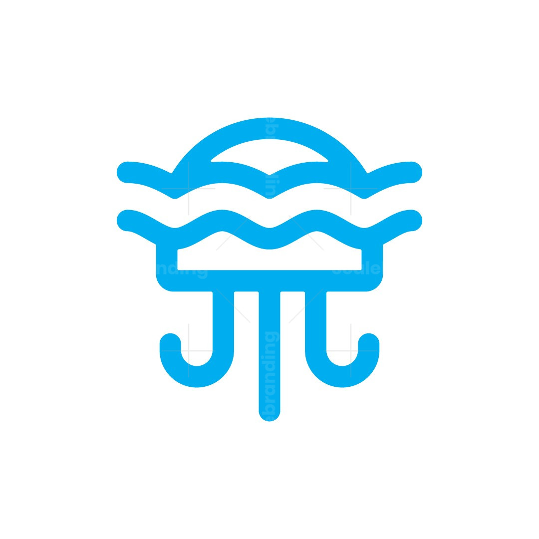 Jellyfish Wave Logo | Scalebranding