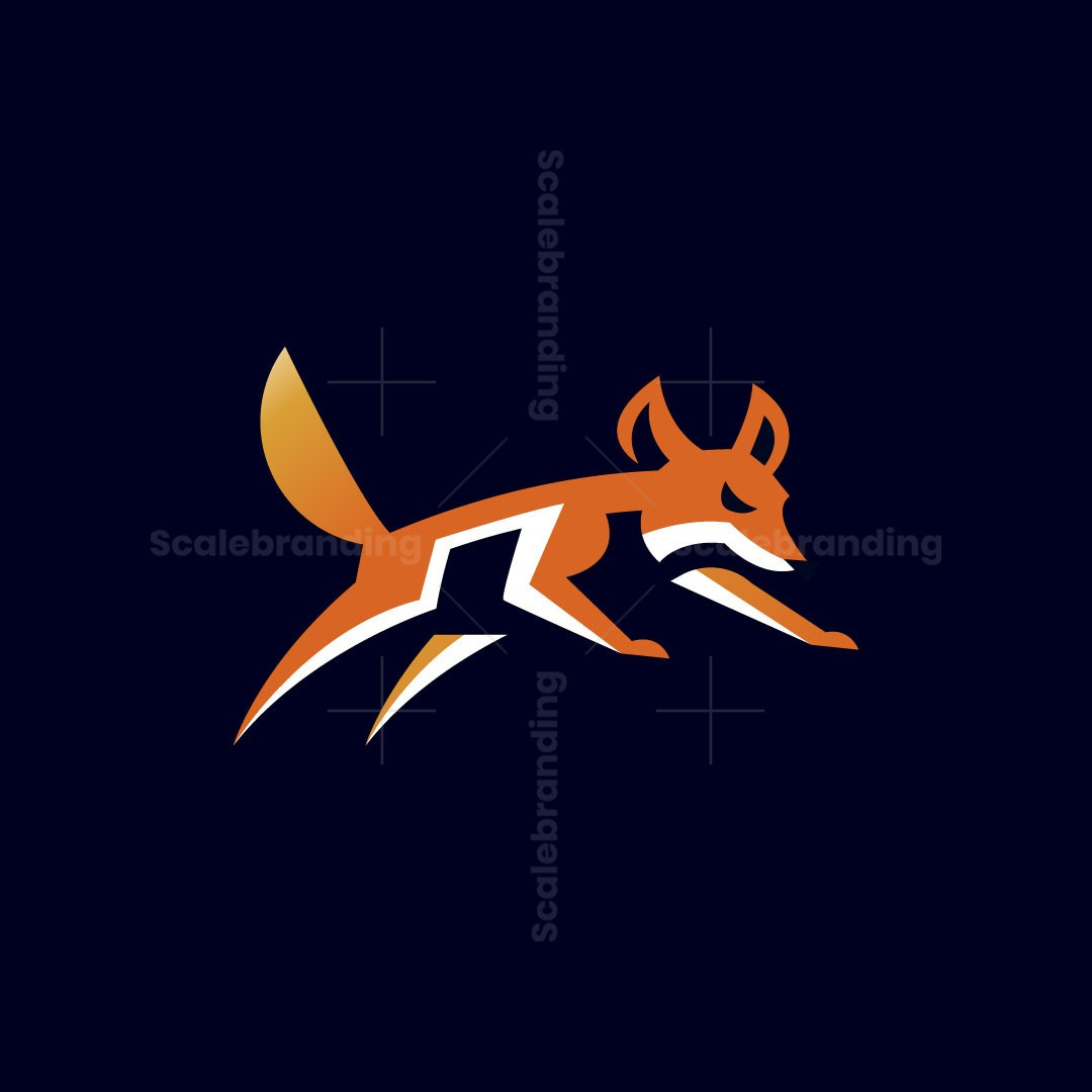 Jumping Fox Logo Jumping Fox Logo Icon Logo