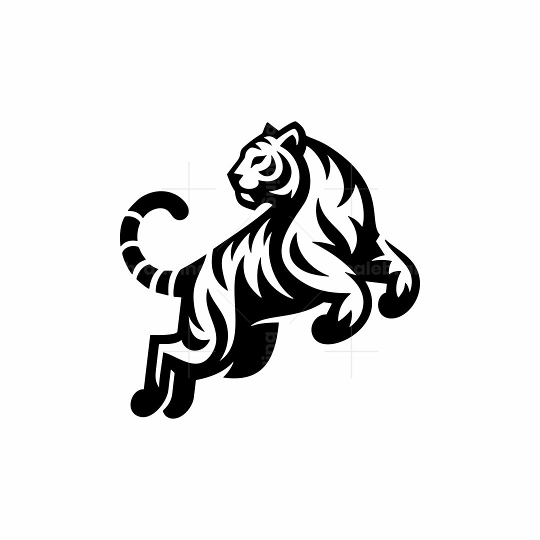 Jumping Tiger Logo | Scalebranding