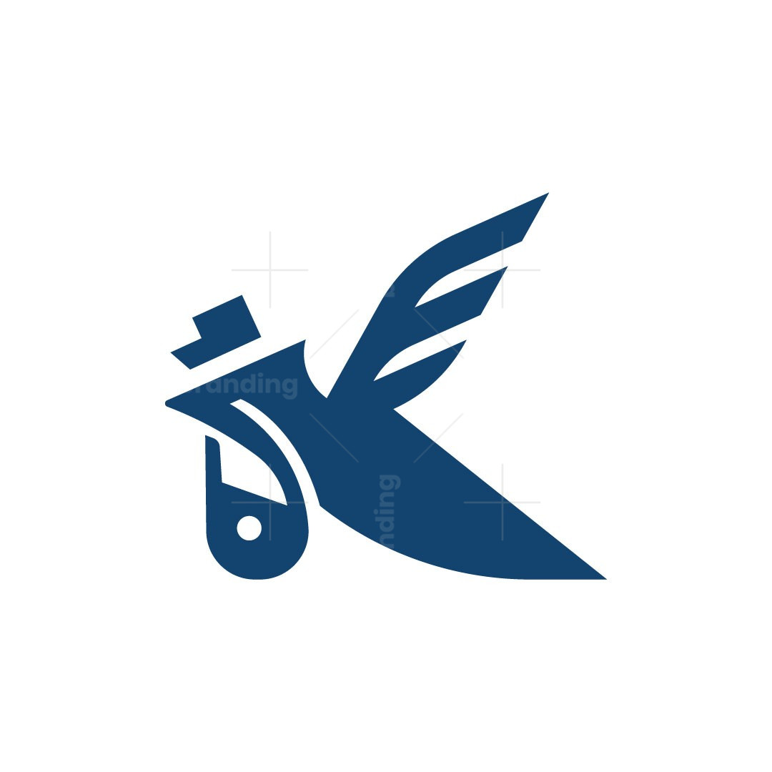 K Courier Bird Logo | Scalebranding