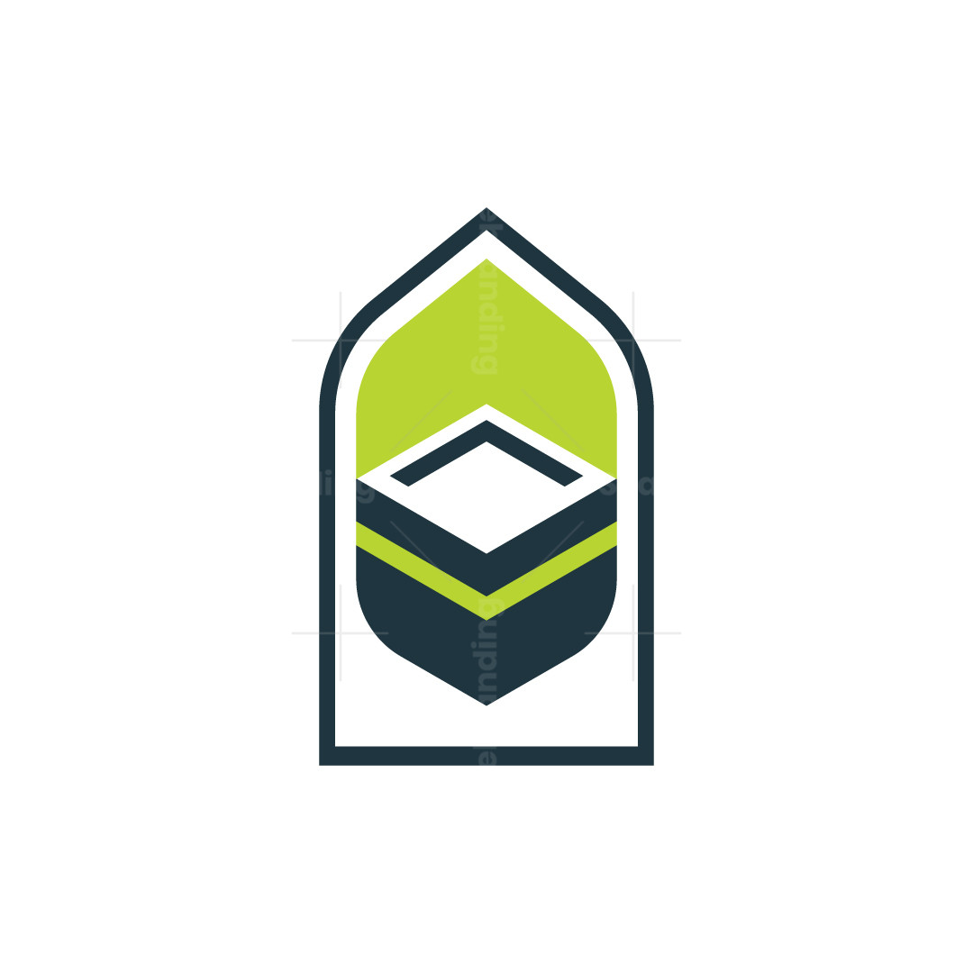 Makkah Logo Makkah Kaaba Hajj Muslims Islamic Mecca Vector By Sevector
