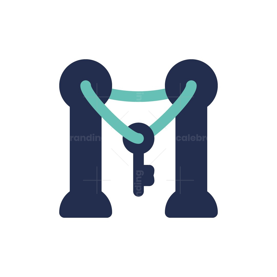 Key Letter M Logo | Scalebranding