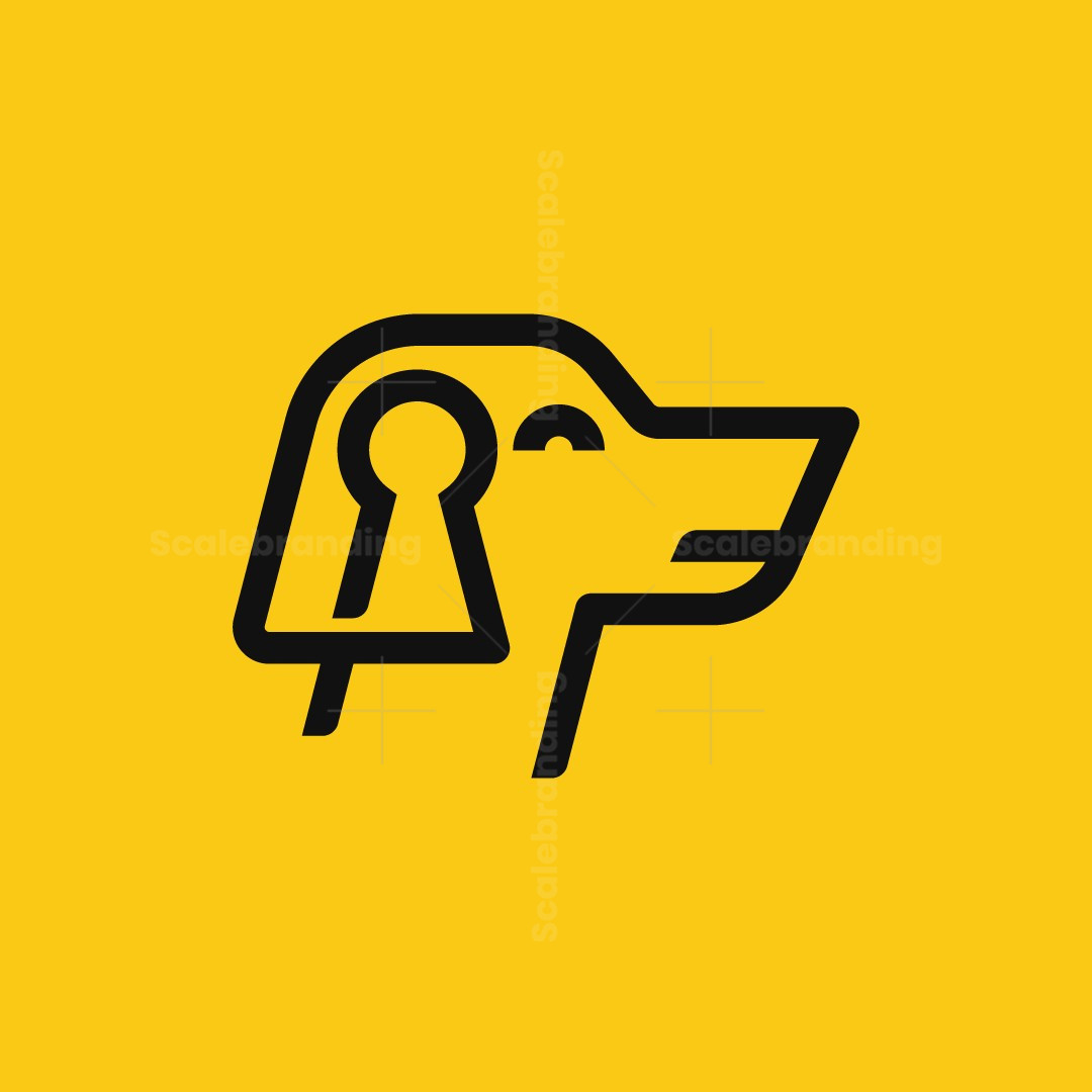 Keyhole Dog Logo | Scalebranding