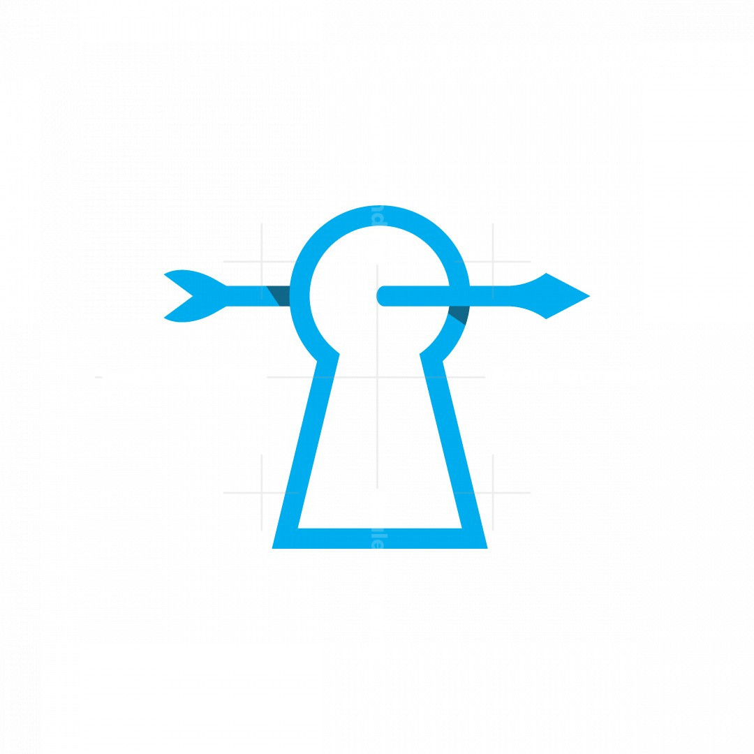 Keyhole Spear or Acher Logo | Scalebranding