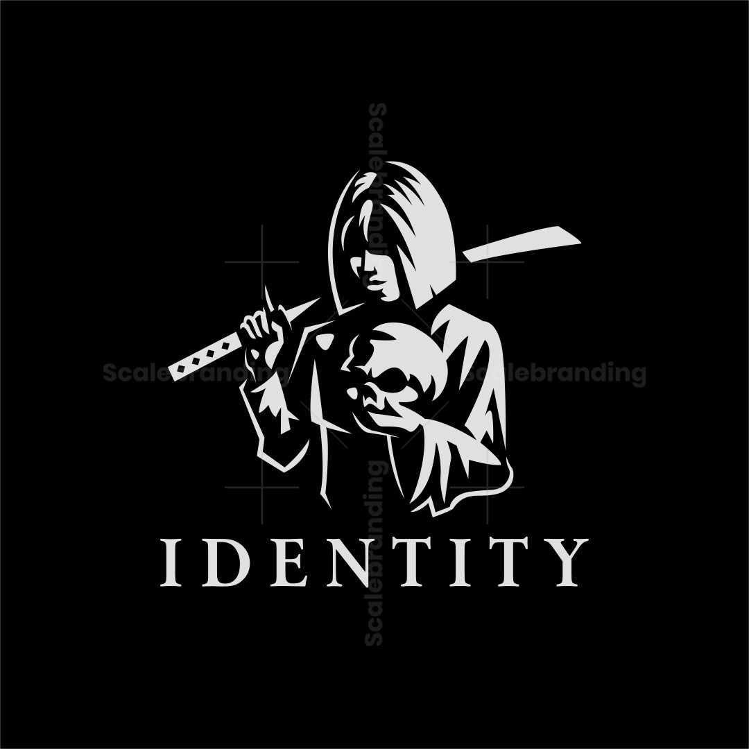 Killer Girl Samurai Katana Sword Logo | Scalebranding