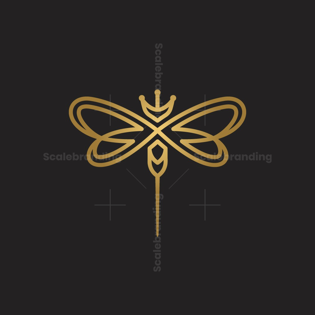 King Dragonfly Logo | Scalebranding