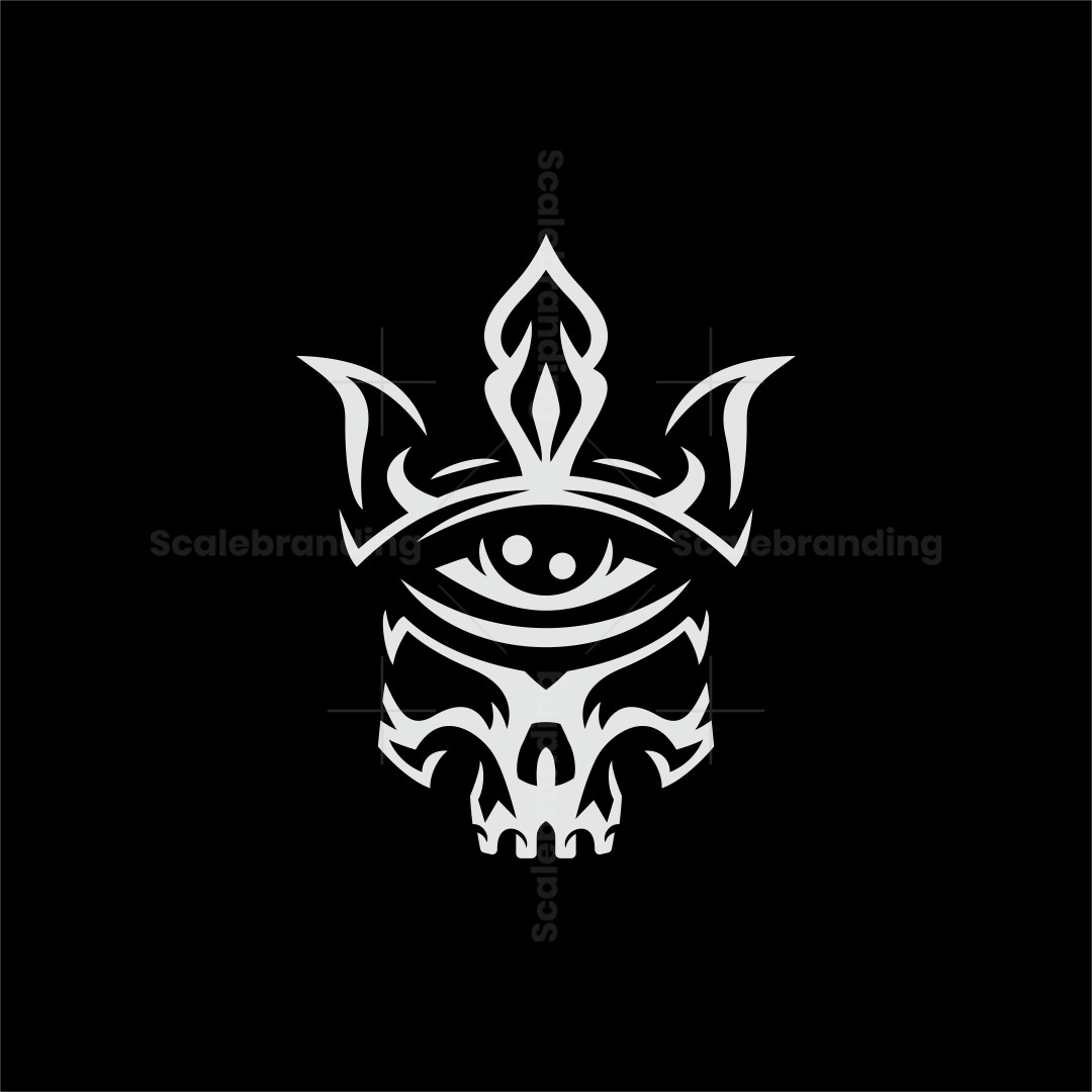 King Eye Skull Logo | Scalebranding